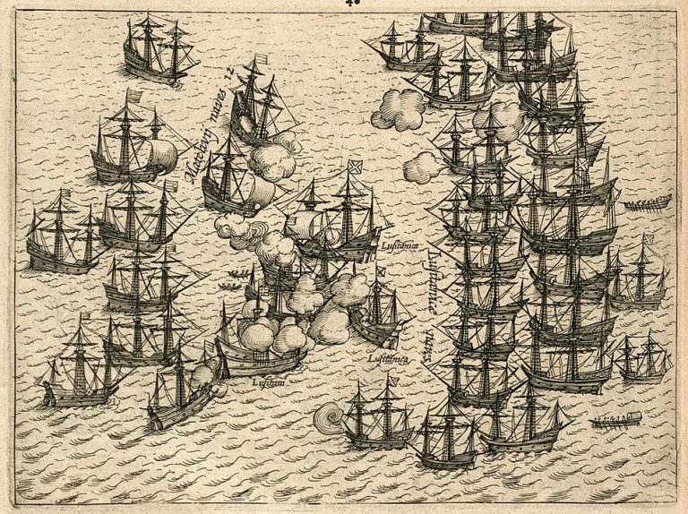 1606: Dutch vs. Portuguese in E. Indies, England starts “Virginia ...